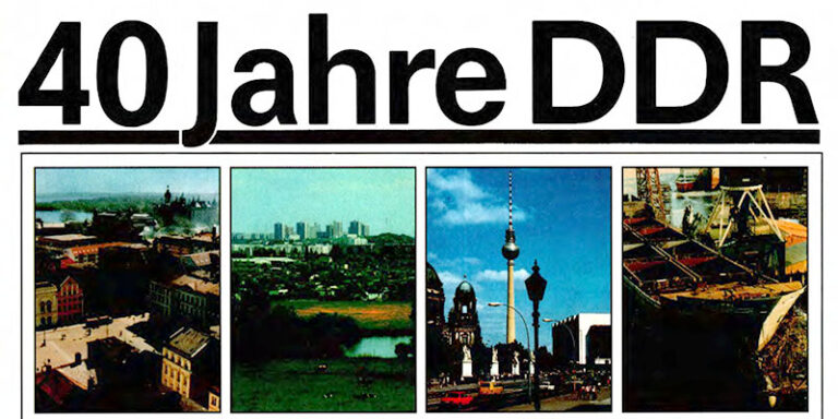 1989 - 40 Jahre DDR - zoep-entertainment